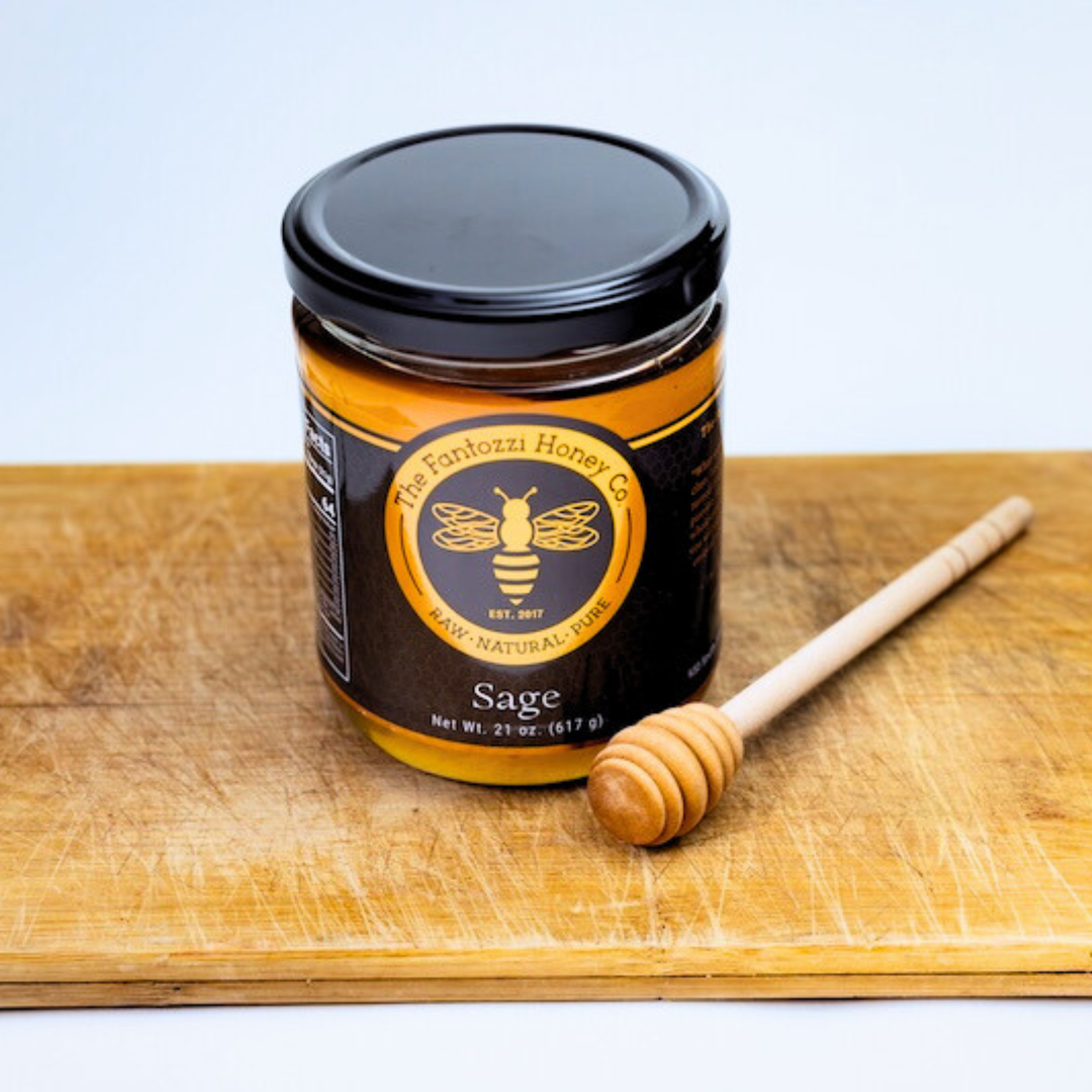 Sage Honey Jar – Fantozzi Honey Company